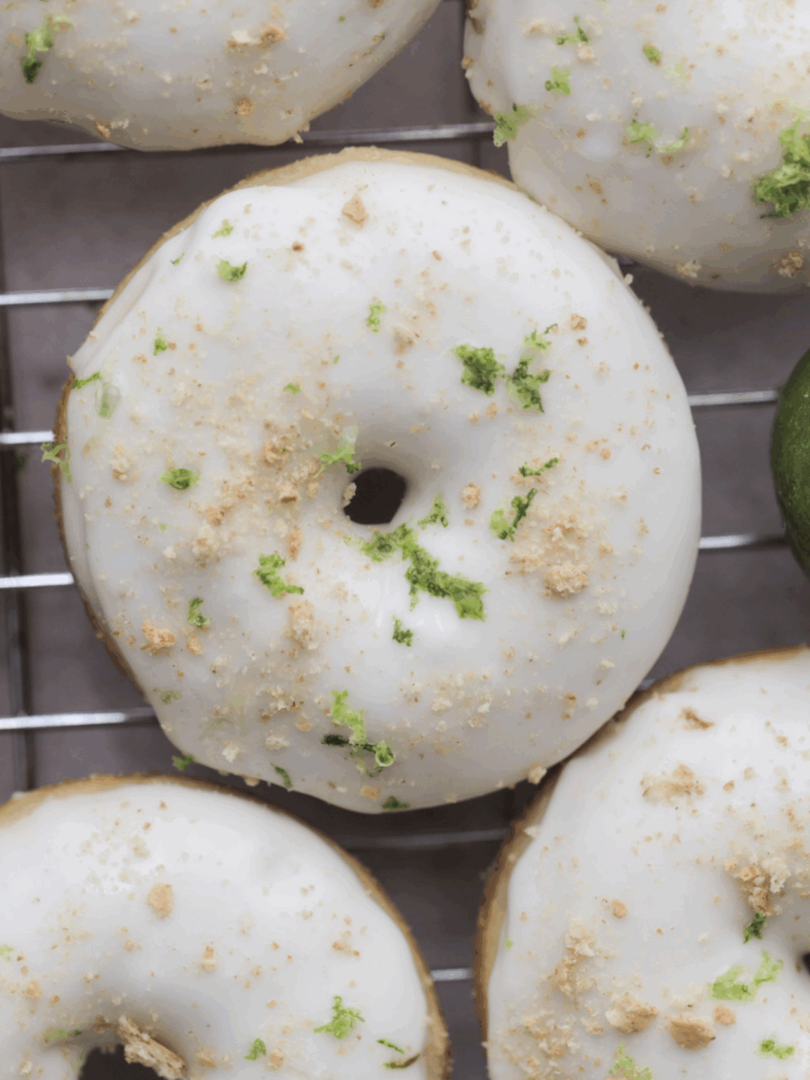 Key Lime Sourdough Donuts - Bake With Jamie
