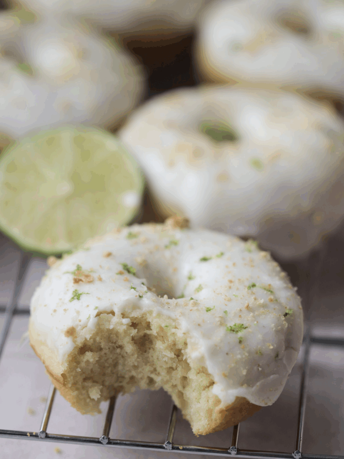 Key Lime Sourdough Donuts - Bake With Jamie