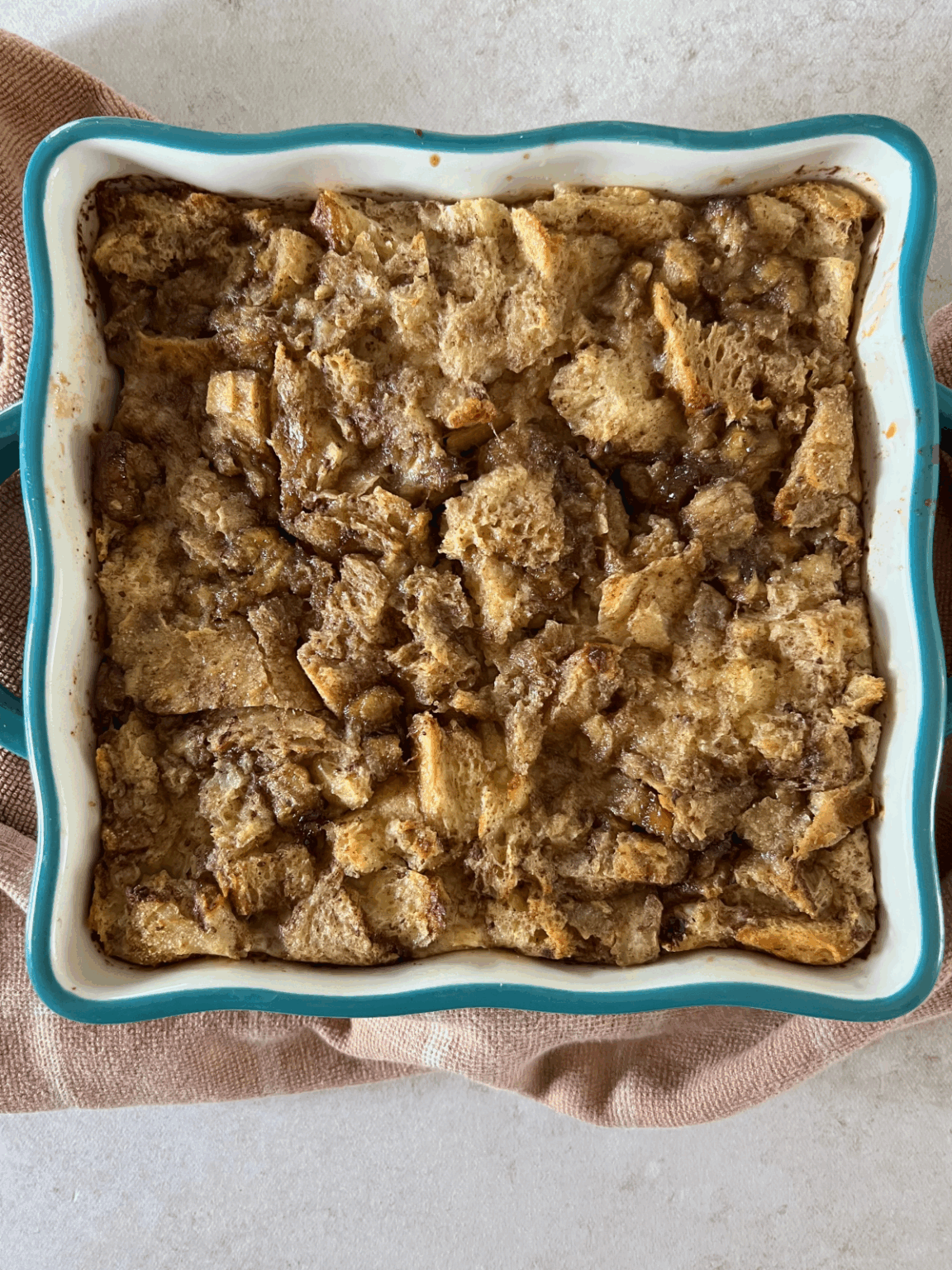 Sourdough Bananas Foster Bread Pudding - Bake With Jamie